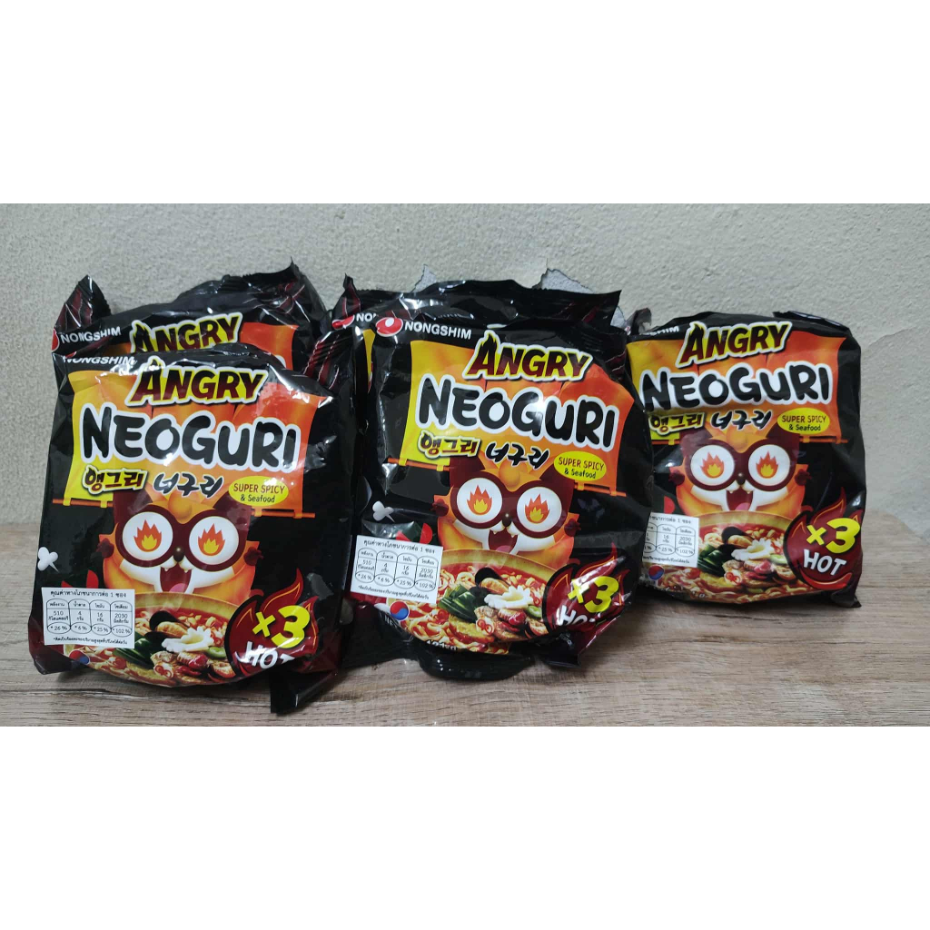 EXP15.01.2026 Nongshim Neoguri Angry Spicy & Seafood แองกรี่ ซูเปอร์ นอ ...