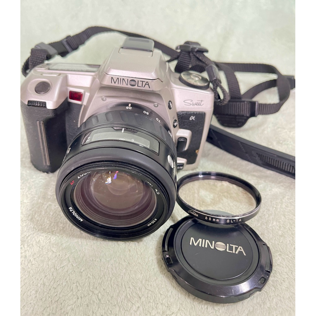 กล้องฟิล์ม SLR Minolta Sweet พร้อมเลนส์ Minolta AF 35-105mm. f3.5 มือ2 ...