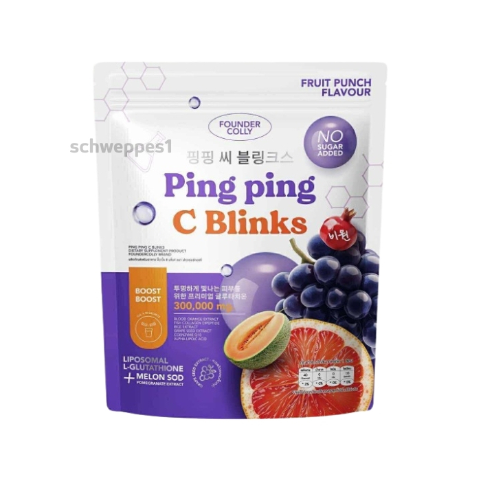 น้ำชงกลูต้า ปิ๊ง ปิ้ง ซี บลิ้งค์ Ping Ping C Blinks Founder Colly ...