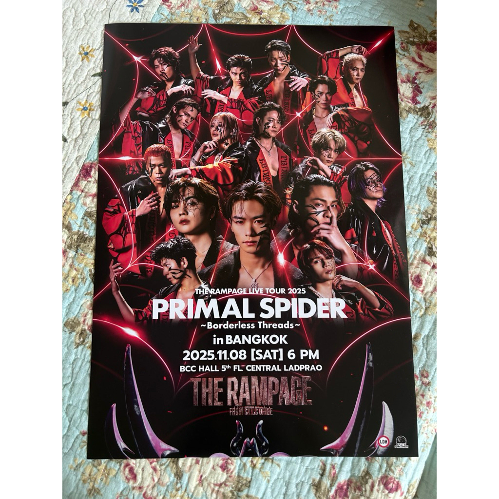 โปสเตอร์ THE RAMPAGE คอน Primal Spider | Shopee Thailand