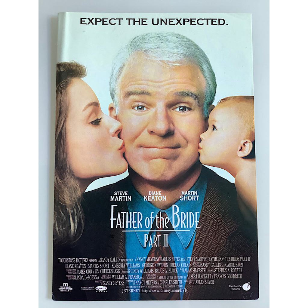 NO.0005 HANDBILL ใบปลิวแนะนำภาพยนตร์มือสอง FATHER OF THE BRIDE PART II ...
