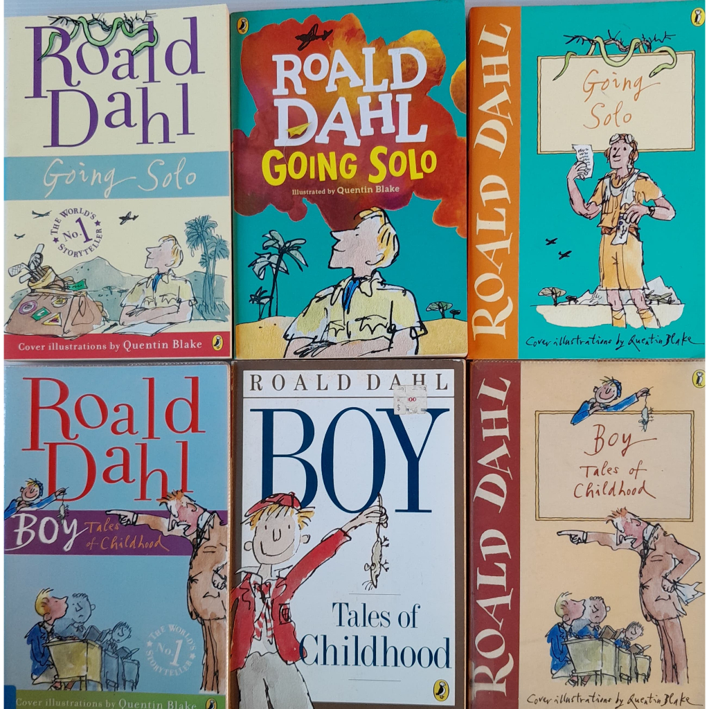 Roald Dahl 16 Going Solo, Boy Tales of Childhood หนังสือมือสอง ปกอ่อน ...