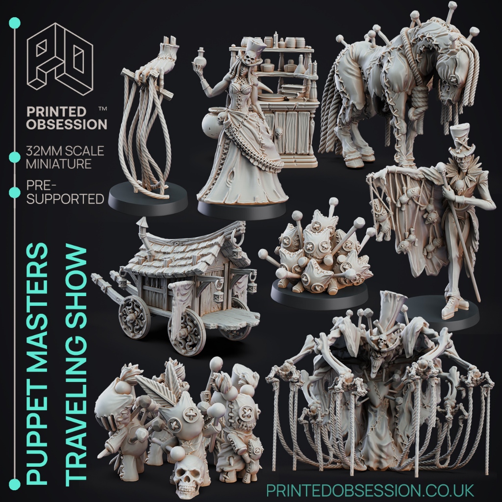 Puppet Show : Collection : Miniature Resin โมเดลบอร์ดเกม ผลิตตามสั่ง ...