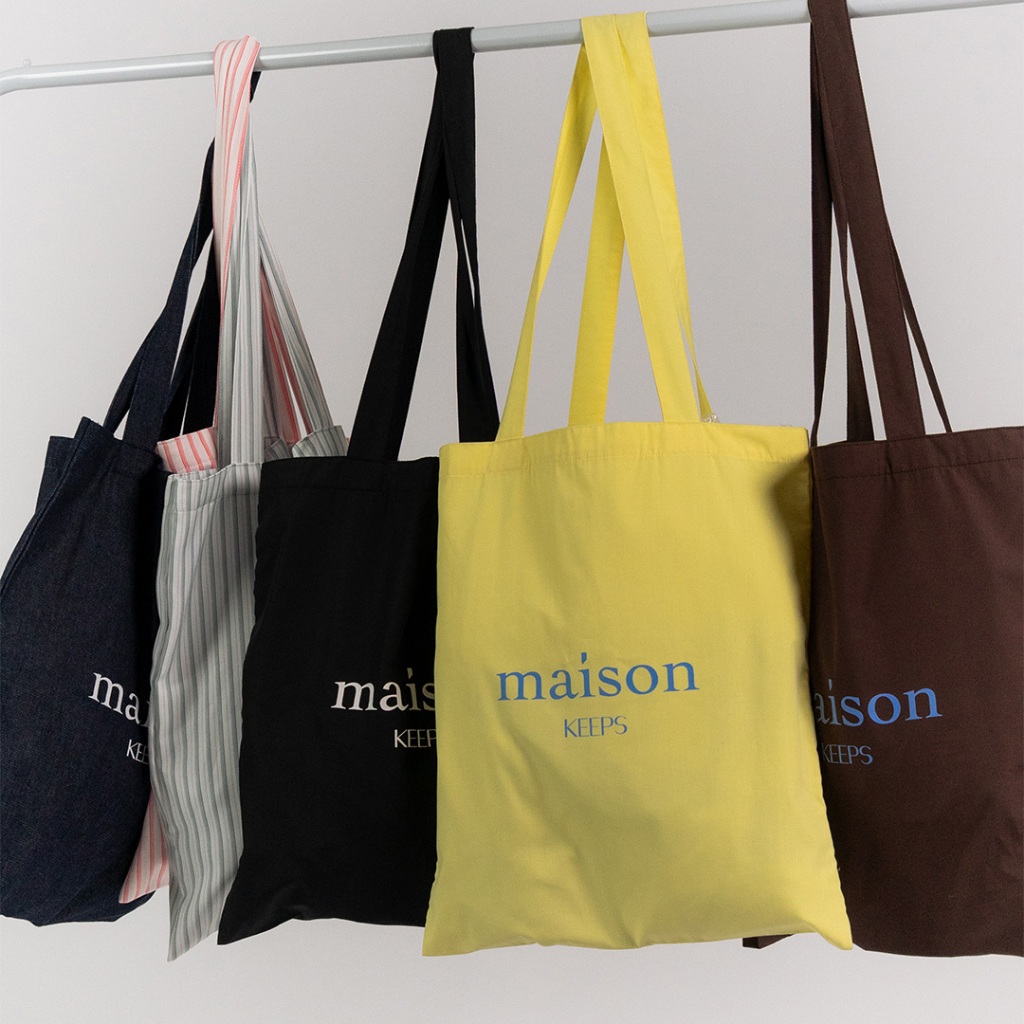 maison KEEPS | Daily Original Logo Tote Bag | Unisex | กระเป๋าผ้า ...
