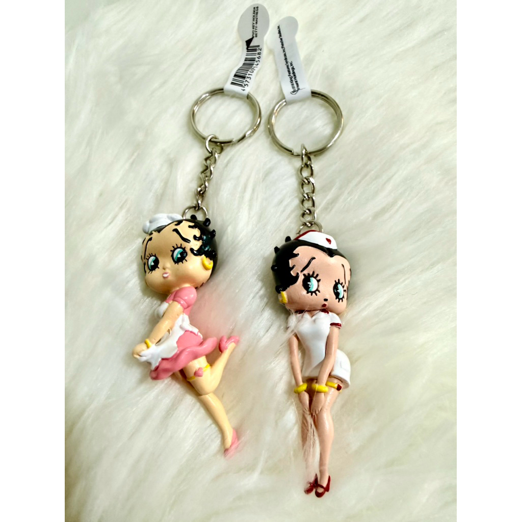 [พร้อมส่ง] BETTY BOOP Keychain ของแท้100% | Shopee Thailand
