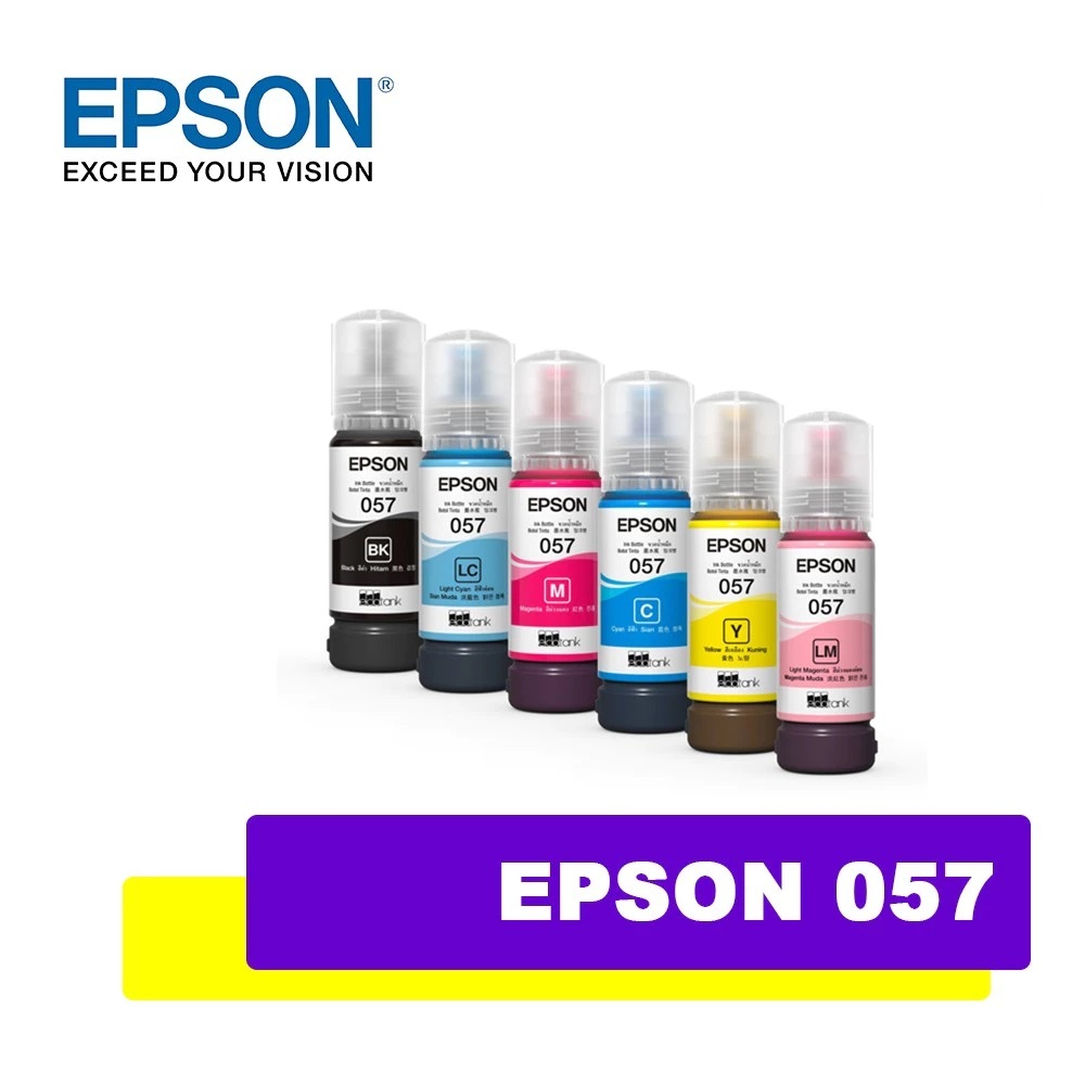 EPSON 057 หมึกเติมแท้เอปสัน 💯% ของแท้ EPSON057 เหมาะสำหรับใช้ในT09D100 ...