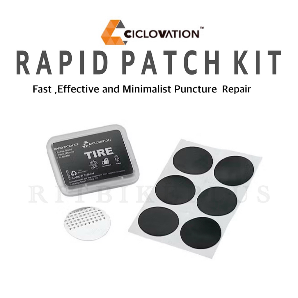 ชุดปะยางจักรยาน CICLOVATION Rapid Patch Kit มีแผ่นปะให้ 6 ชิ้น ไม่ต้อง ...