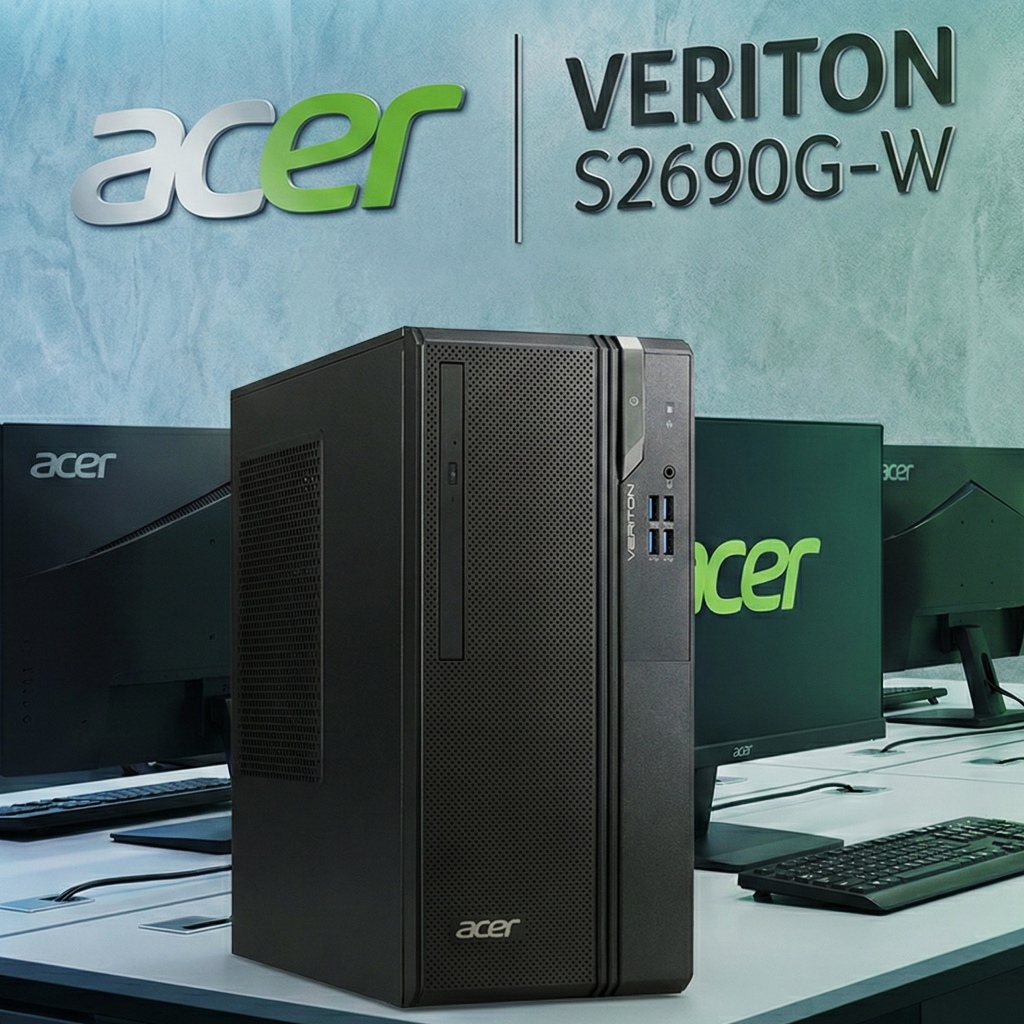 [มือ 1 เคลียร์สต็อก] คอมพิวเตอร์ Acer Veriton VS2690G | i3-12100 | Ram ...