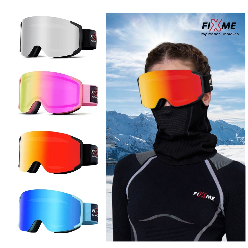 แว่นสโนว์บอร์ด แว่นสกี FIXME รุ่น REVO VISION PRO แว่นตา | Shopee Thailand