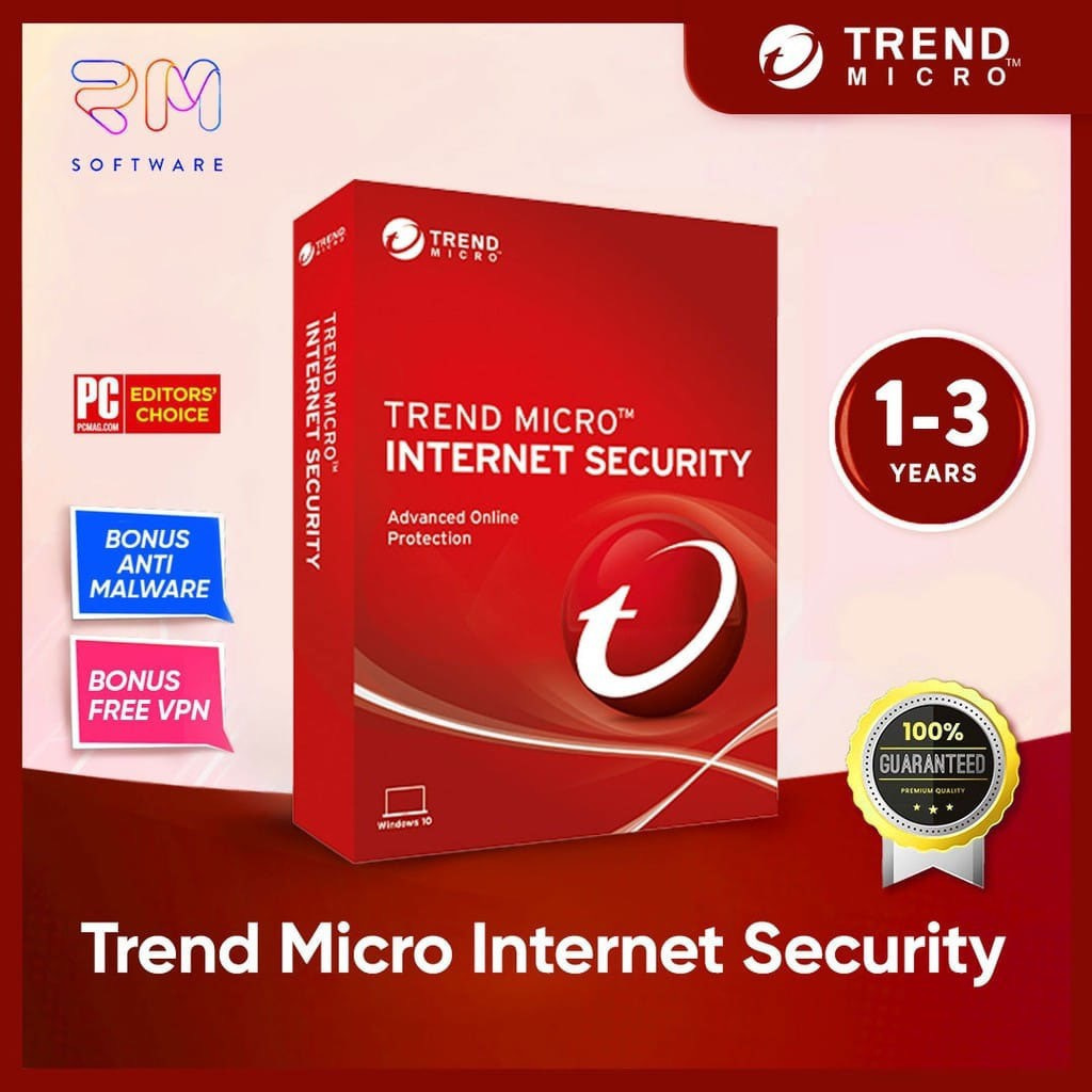 Trend Micro Internet Security Antivirus ORIGINAL | Shopee Thailand