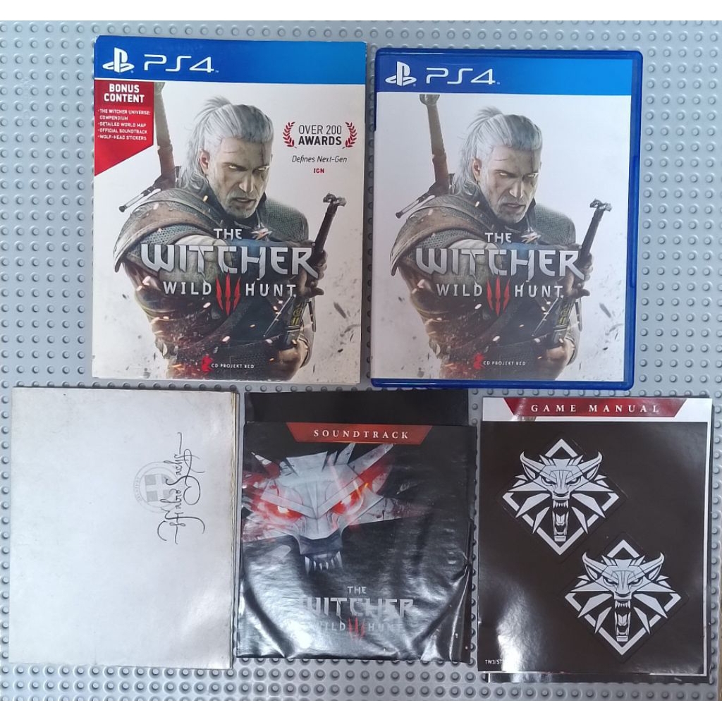 แผ่นเกม PS4 (มือ2) : THE WITCHER 3 WILD HUNT (แบบปกสวม) (CD SOUNDTRACK+ ...