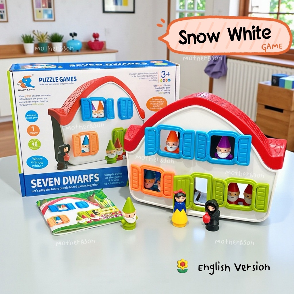 เวอร์ชั่น ภาษาอังกฤษ ของเล่น Logic Snow White ฝึกการคิดการมองภาพ ...