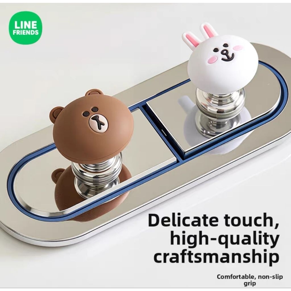 Line Friends ปุ่ม กดชักโครก ลายหมี Brown / Choco / Cony | Shopee Thailand