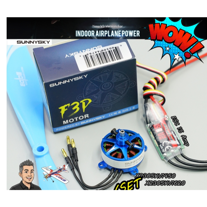 [ชดไฟ เครื่องบิน] F3P Skywalker 15A + Motor SunnySky 2305 1450KV ...
