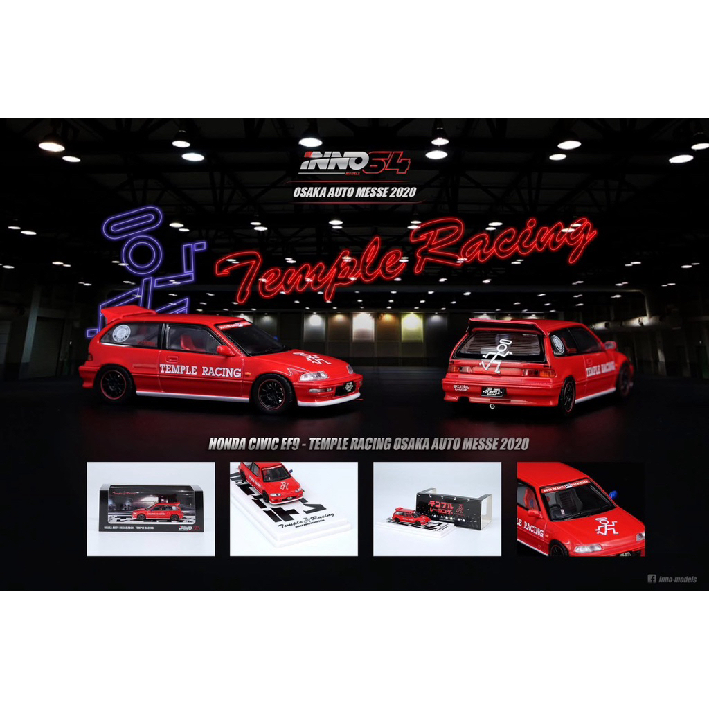 Inno64 HONDA CIVIC EF9 - TEMPLE RACING OSAKA AUTO MESSE 2020 | Shopee ...