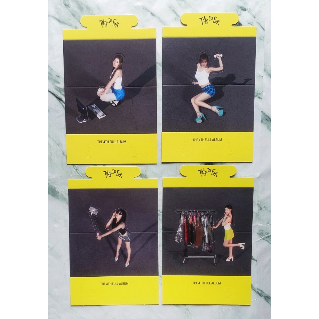Mini Paper Standee จาก CD อัลบั้ม TWICE - THIS IS FOR Album ของแท้ Kpop ...
