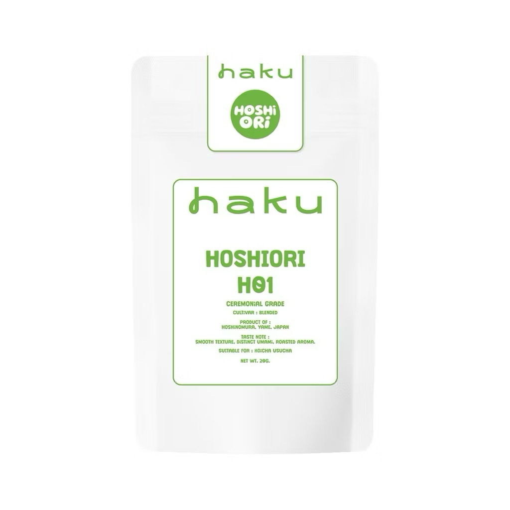 (พร้อมส่ง)ผงมัทฉะ Haku yamachii 20g.|CHAMA Deep roast 20g. | Hoshiori ...