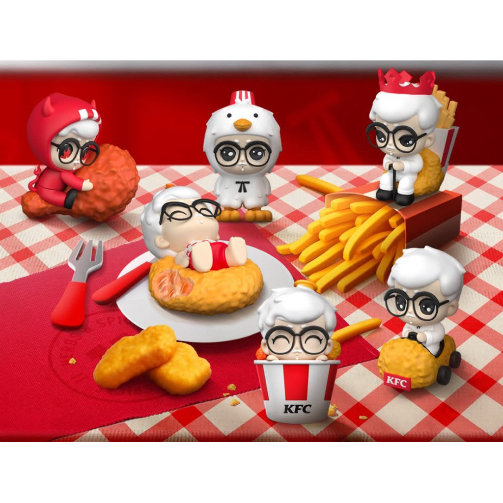 ️พร้อมส่ง ️กล่องสุ่ม KFC Baby Sanders collection ครบชุด | Shopee Thailand