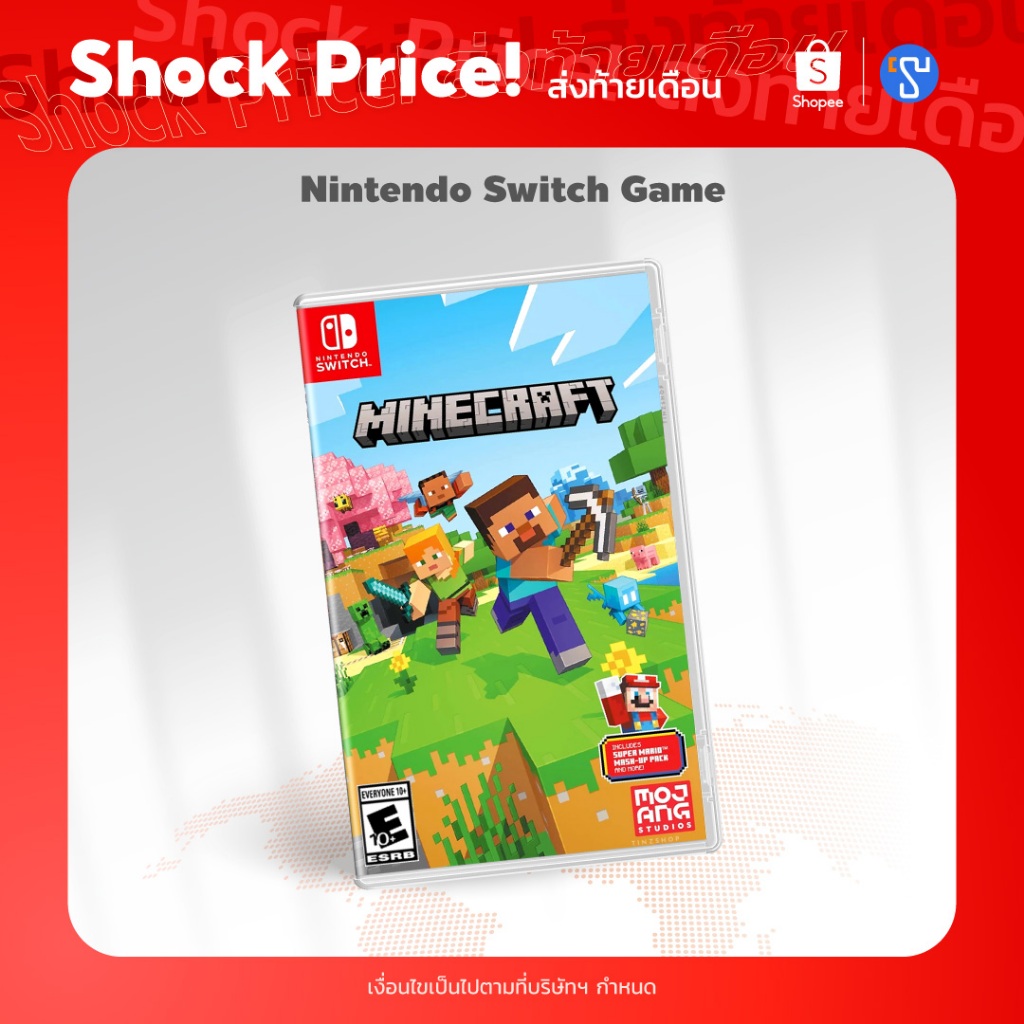 [Shock Price] Tinzshop Nintendo Switch Game Minecraft Super Mario Mash ...