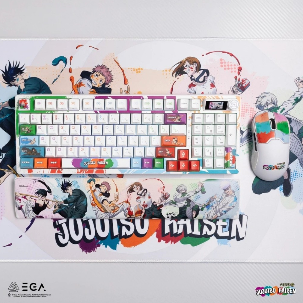 EGA 4in1 (ขายเป็น SET) Jujustsu Kaisen Limited White Edition (Mouse ...