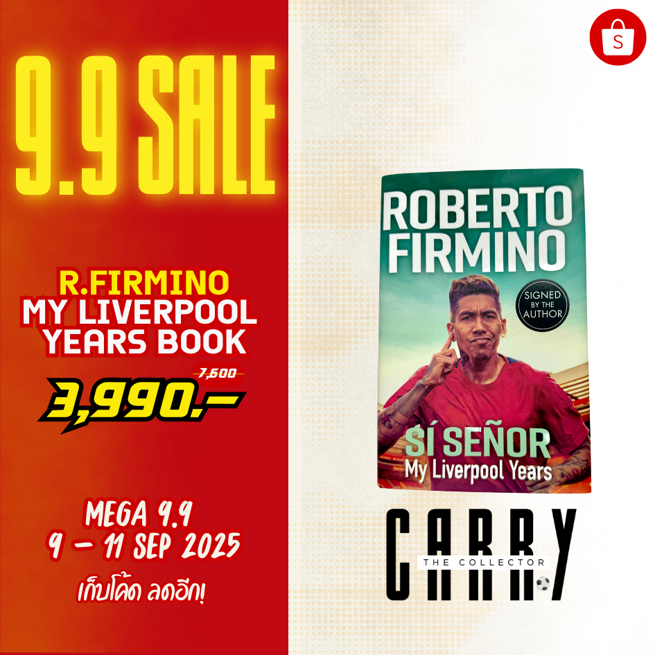 Roberto Firmino หนังสือชีวประวัติ มีลายเซ็น (Hand Signed Roberto ...