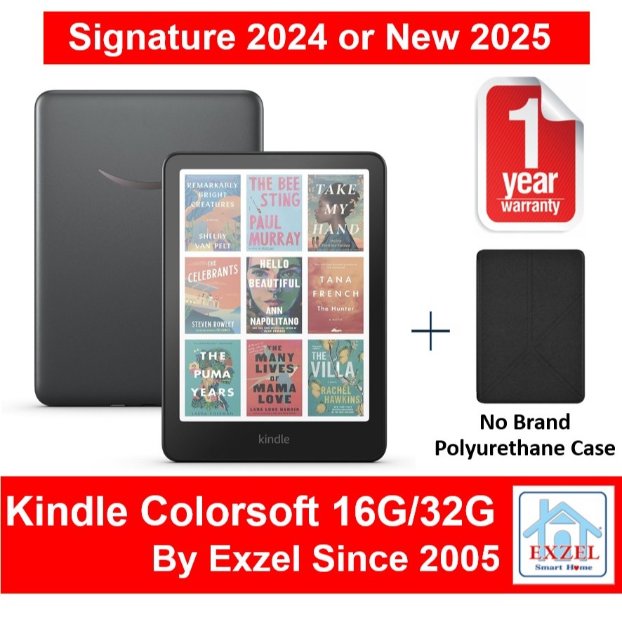 Amazon Kindle Colorsoft Signature Edition 32G: 2024 OR 16G: 2025 | 1 Yr ...