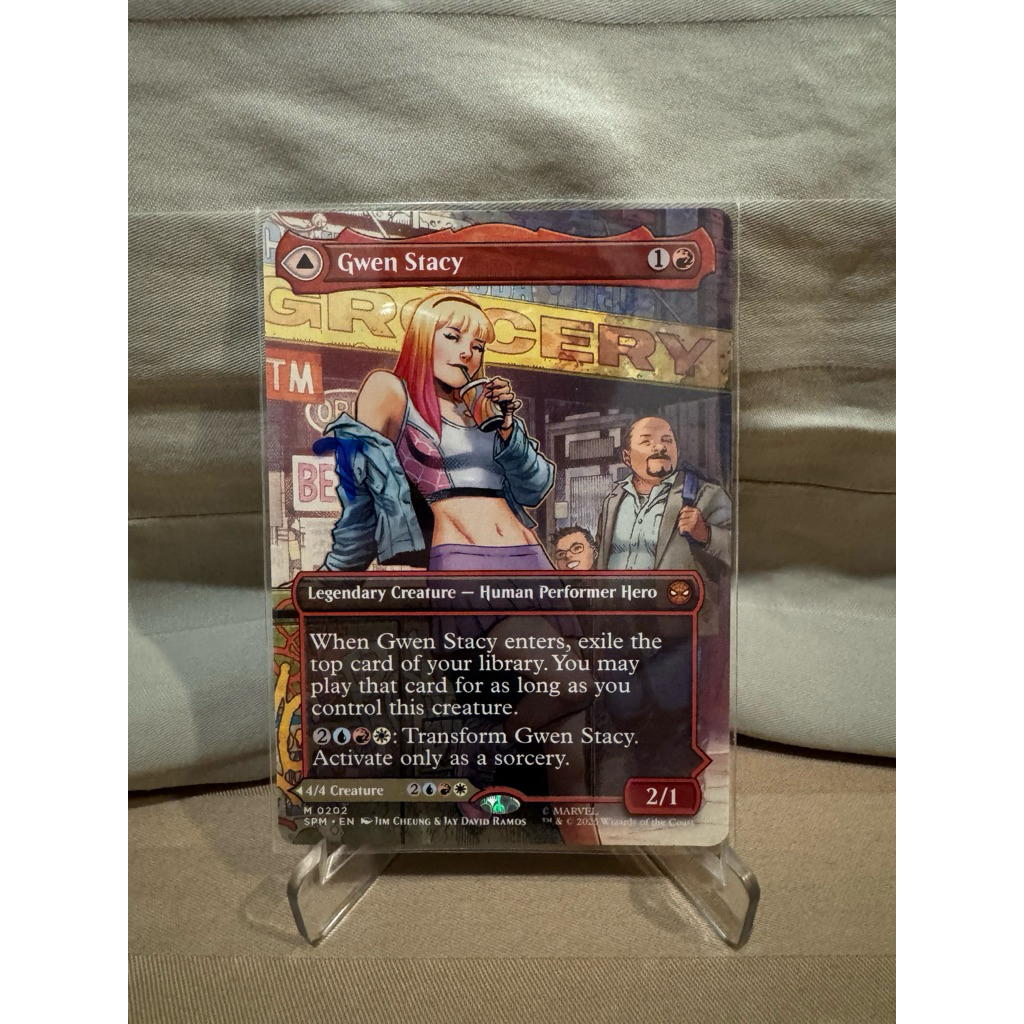 MTG Marvel's Spider-Man Variants: Gwen Stacy (0202 - Borderless ...