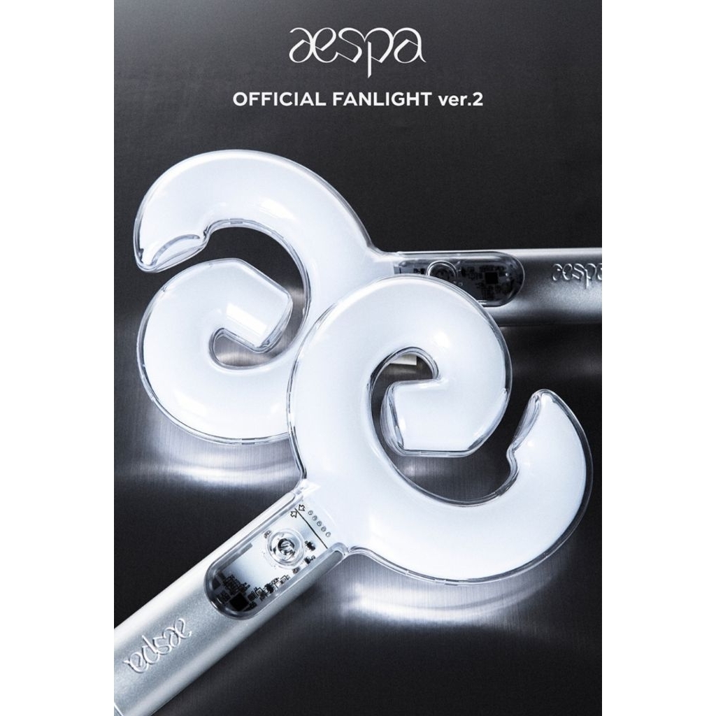 (พร้อมส่ง) aespa OFFICIAL FANLIGHT ver.2 แท่งไฟ light stick Aespa ...