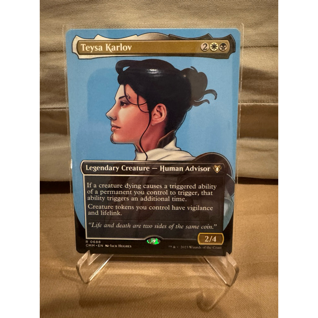 MTG Commander Masters Variants: Teysa Karlov (Borderless) | Shopee Thailand
