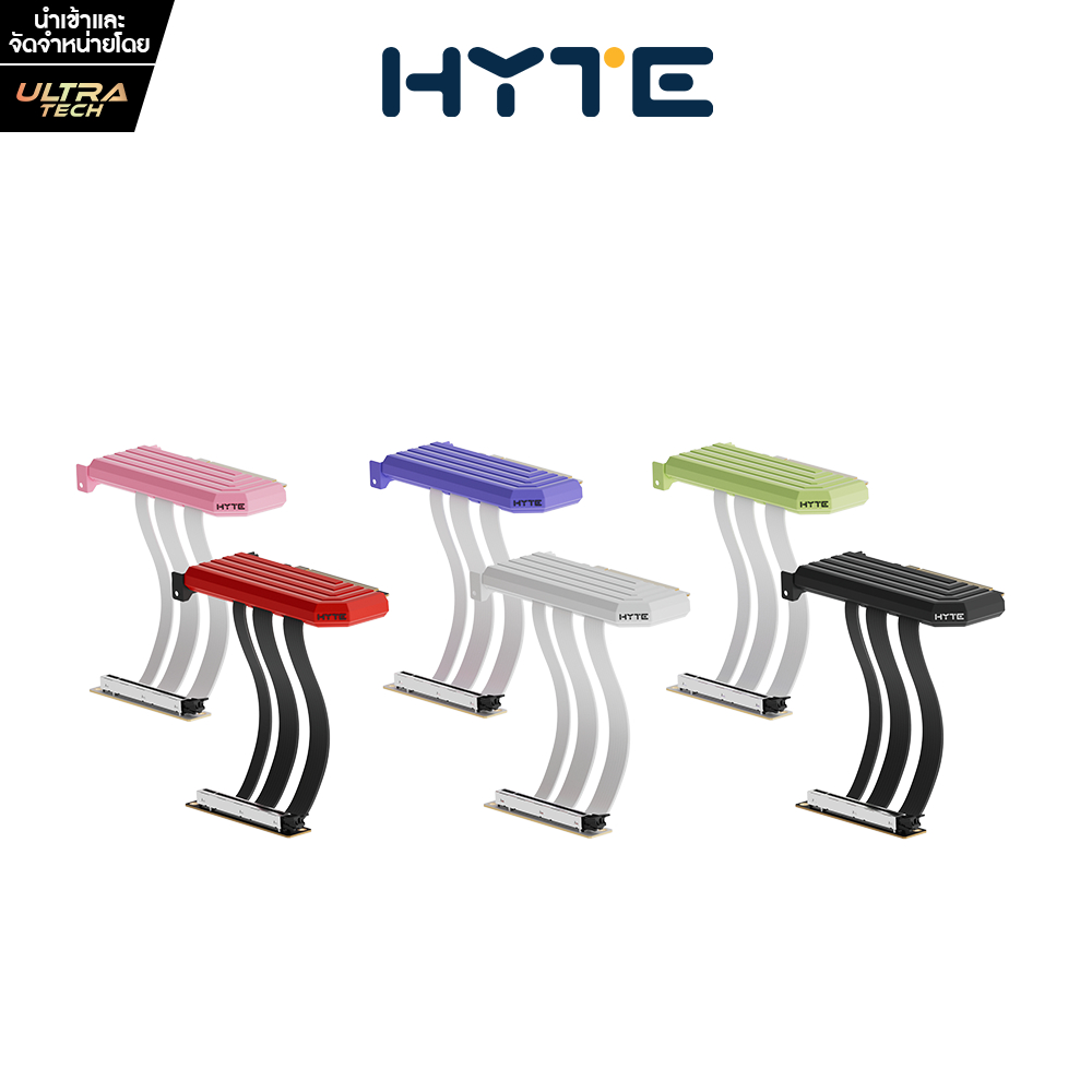 HYTE PCI-E 5.0 x16 RISER CABLE (Riser card / สายต่อการ์ดจอแนวตั้ง ...