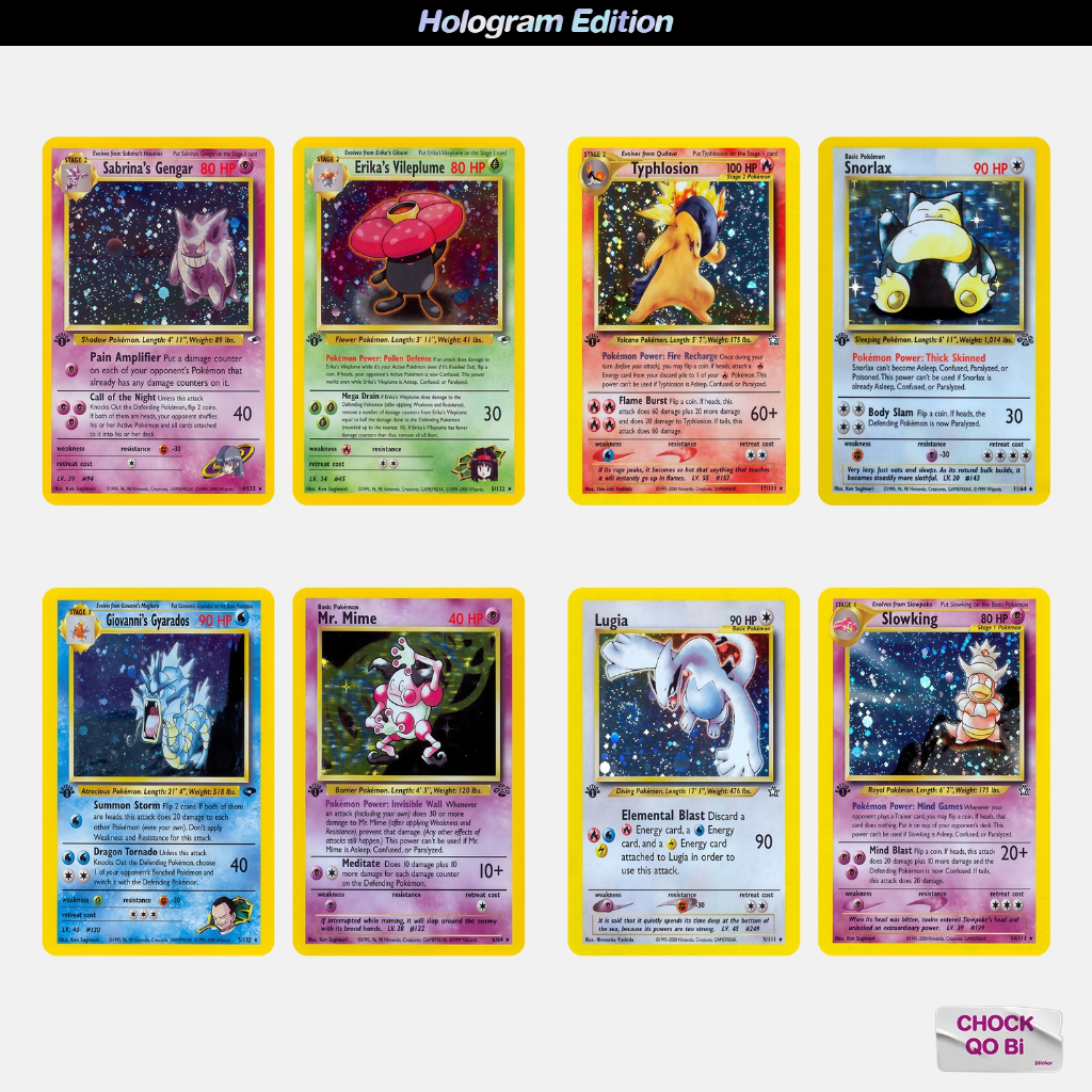 [ STICKER SKIN CARD ] Pokemon TCG Frist Edition 1 โปเกมอนการ์ด สกิน ...