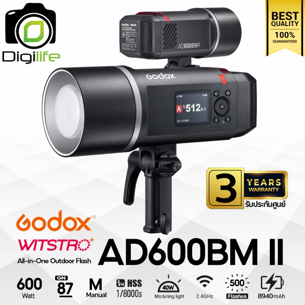 ส่ง28พย.Godox Flash AD600BM II Manual, HSS, Bowen Mount ( AD600BMII ...