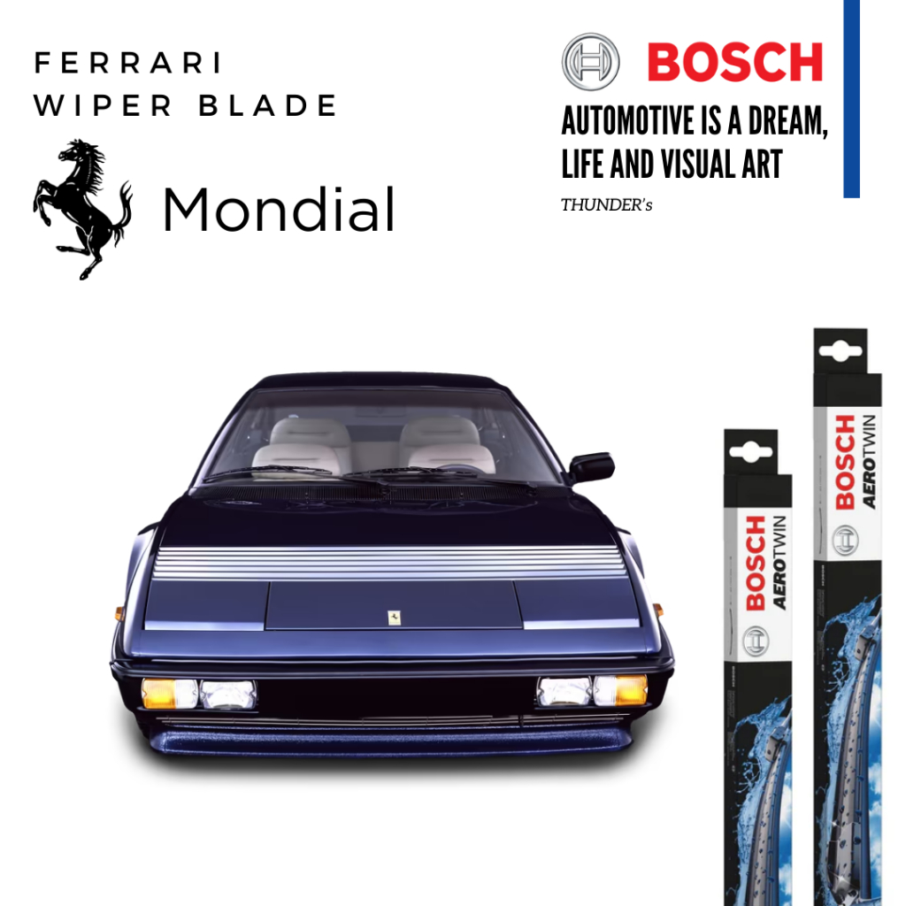 BOSCH Wiper blade ใบปัดน้ำฝน Ferrari เฟอร์รารี่ Mondial Aerotwin ไร้ ...