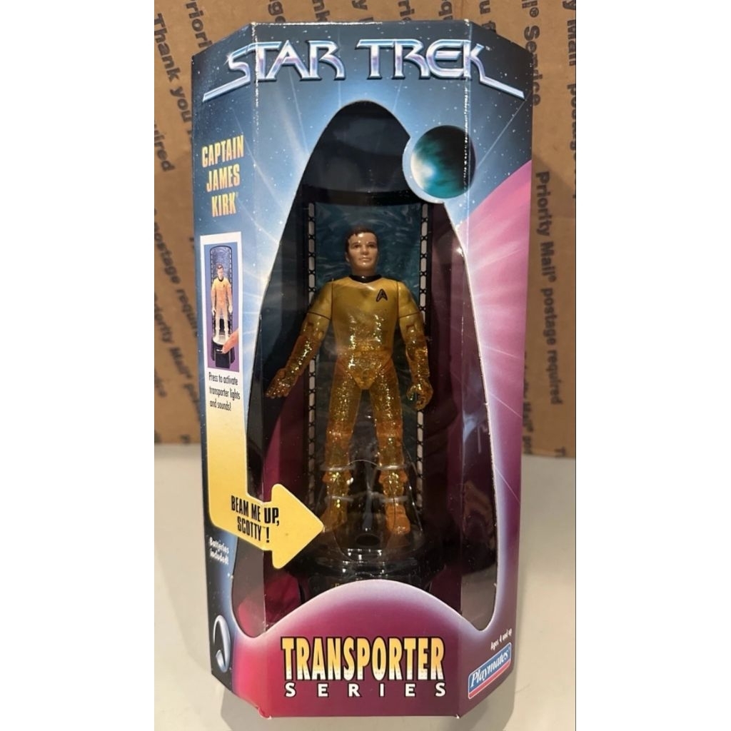โมเดล ฟิกเกอร์ สตาร์เทค 1998 Star Trek TOS Transporter Action Set 9 ตัว ...