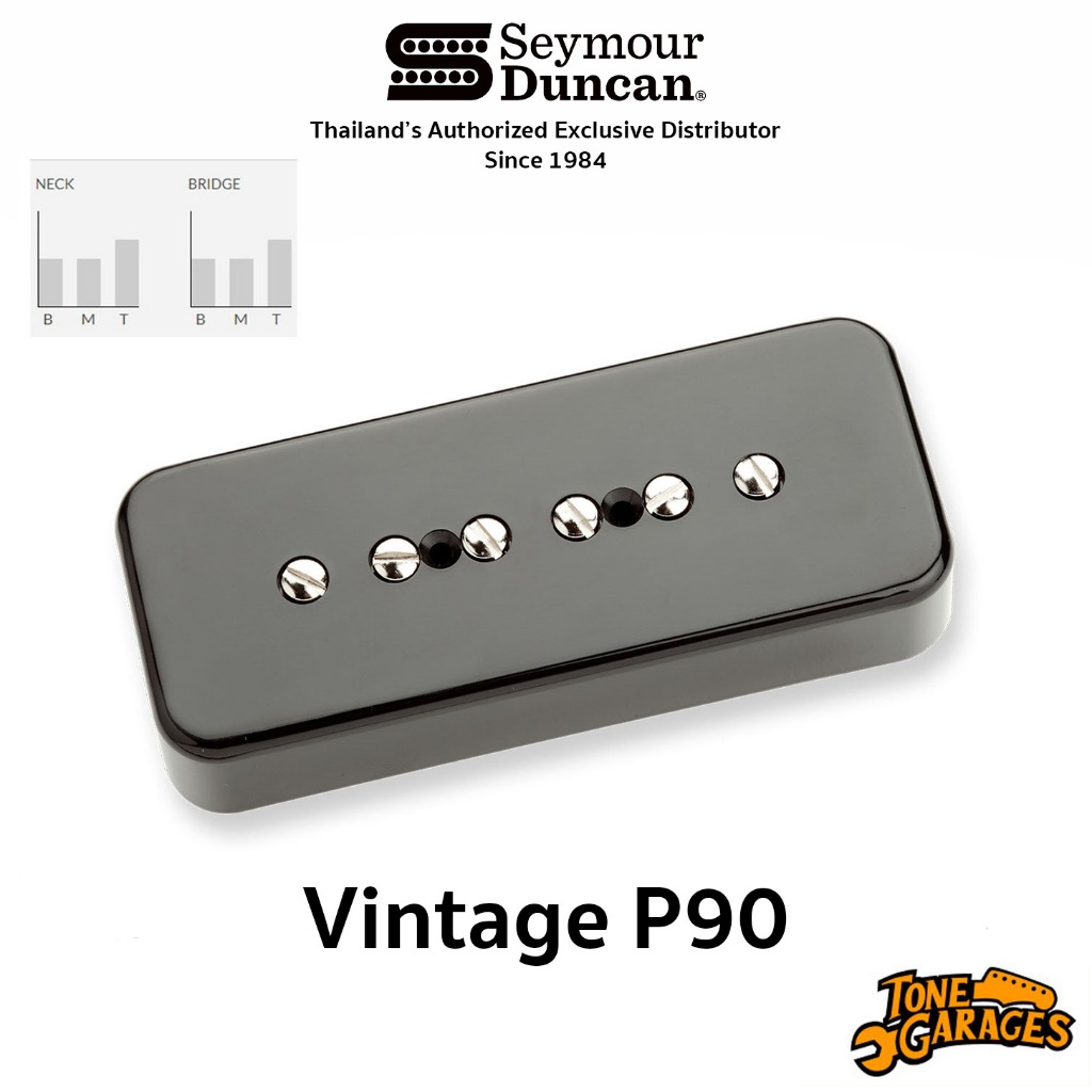 Seymour Duncan Vintage P90 Pickup 6 String ปิ๊กอัพ กีต้าร์ไฟฟ้า วินเทจ ...