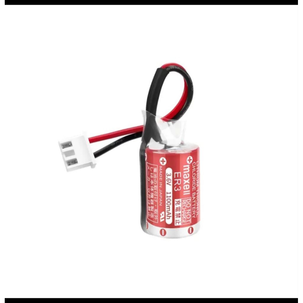 ER3 แบตเตอรี่ลิเธียม Maxell ER3 ที่ใช้กับ PLC เป็นแบตเตอรี่ลิเธียม 3.6V ...