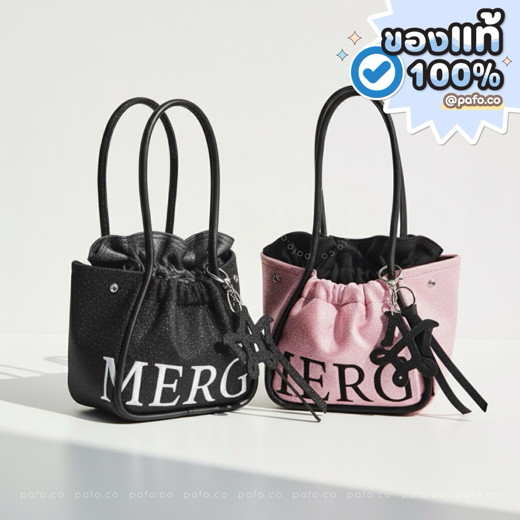 ของแท้พร้อมส่ง! กระเป๋า MERGE A Day Bag Mini Glitter ลิขสิทธิ์แท้ 100% ...