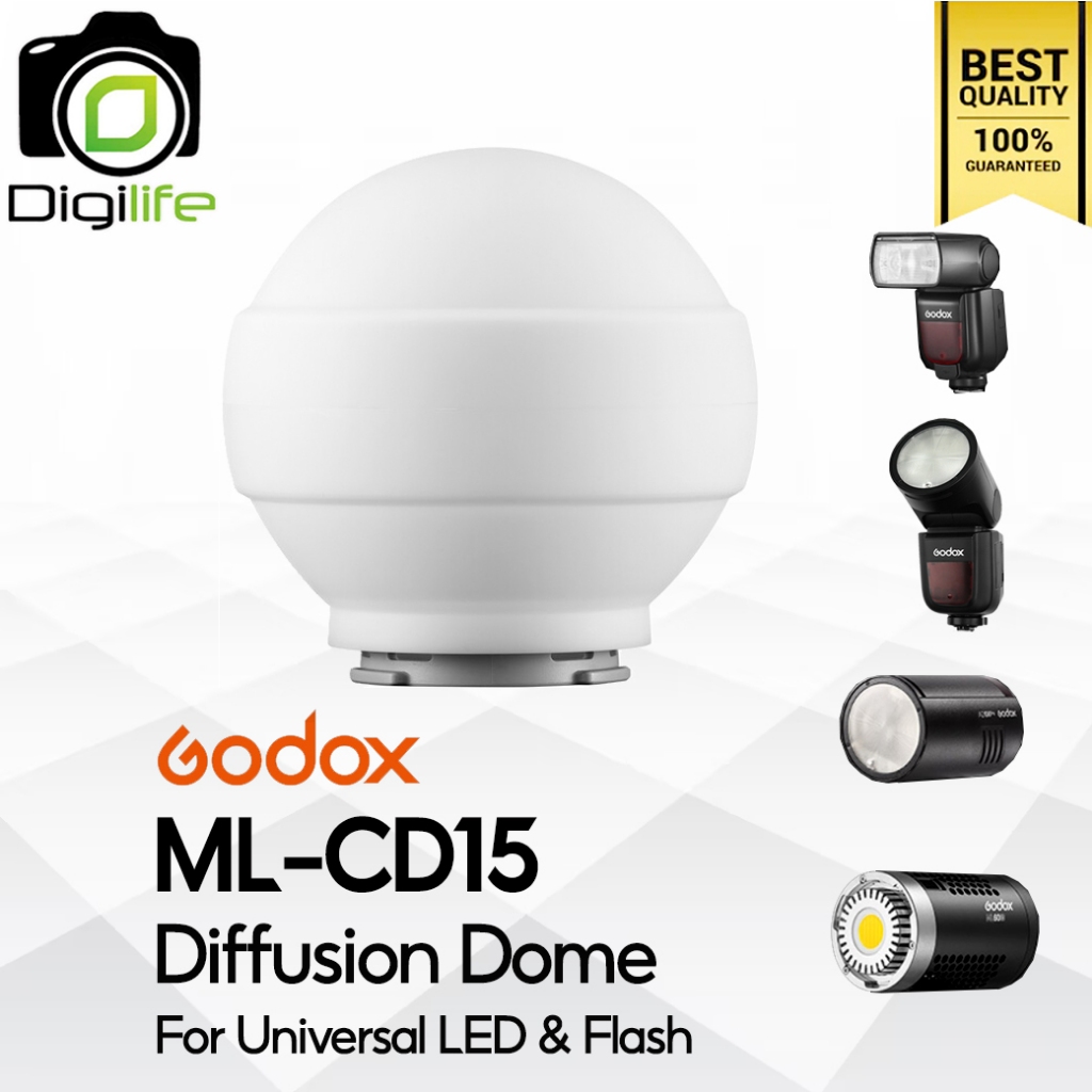 Godox Softbox ML-CD15 Collapsible Diffusion Dome Kit สำหรับ แฟลชหัว ...