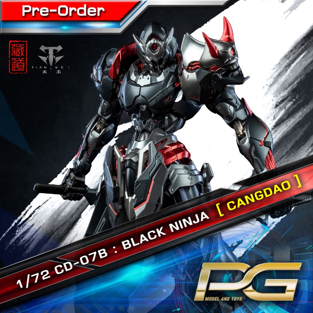 1/72 CD-07B : BLACK NINJA [ CANGDAO ] | Shopee Thailand