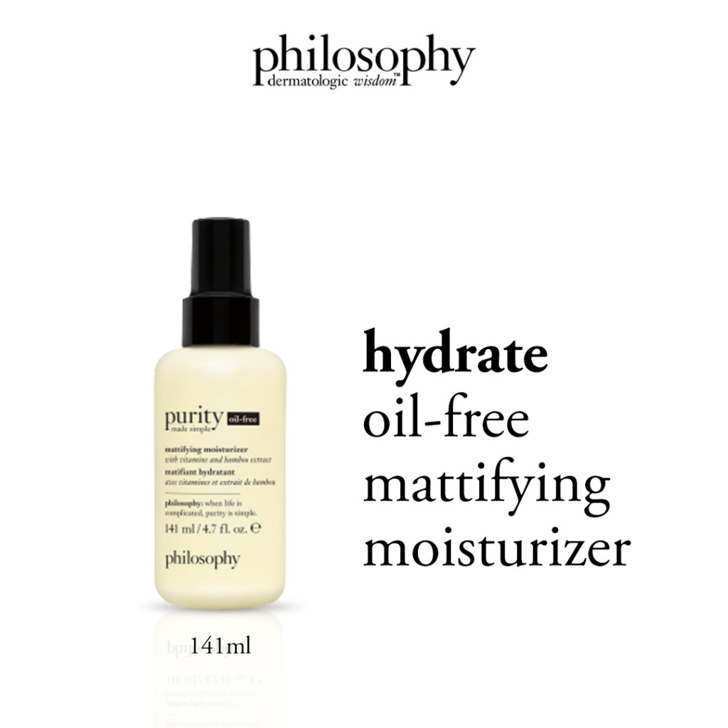 Philosophy Purity Made Simple 3-in-1 Oil Free Mattifying Gel ...