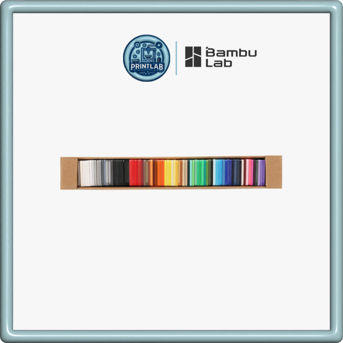 Bambu Lab Filament Swatch ชุดตัวอย่างสีเส้น 3D Printer 80 สี ขนาด 24×24 ...