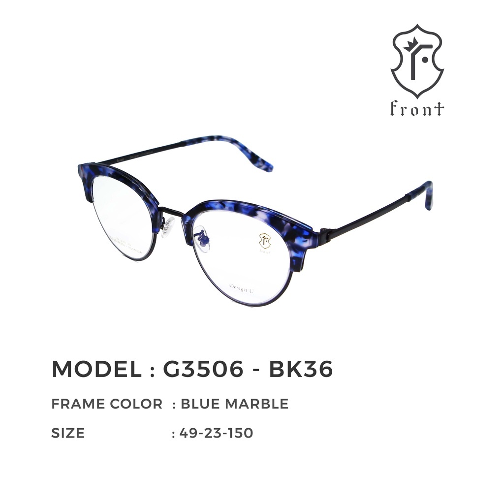 FRONT - แว่นสายตา รุ่น G3506 (สามารถนำไปตัดเลนส์สายตาได้ค่ะ ...
