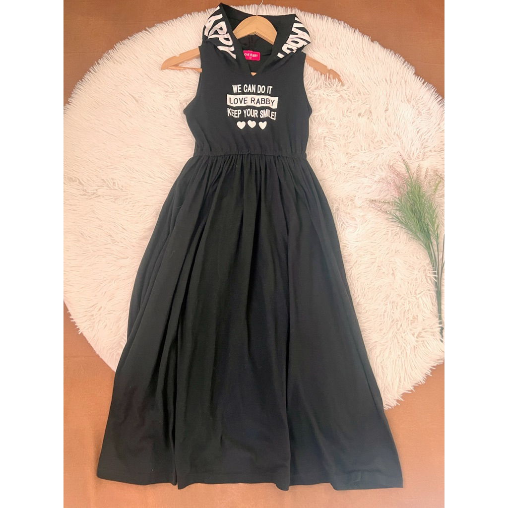 ชุดสีดำ Love-RABBY สำหรับเด็กผู้หญิง | Shopee Thailand