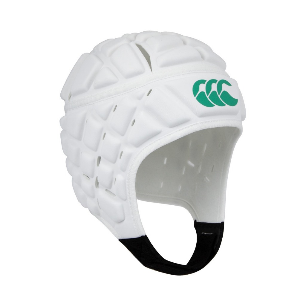 Headguard, Canterbury, Raze Headguard White/Green, Rugby Head Guard ...