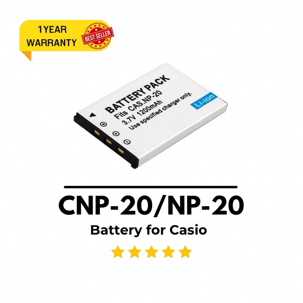 CNP-20 / NP-20 / NP20 Battery for Casio | Shopee Thailand