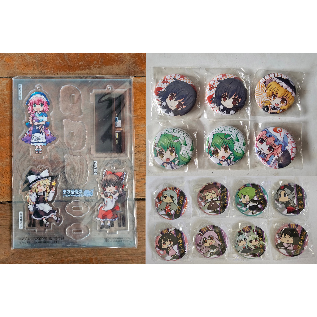 โทโฮโปรเจกต์ TouHou Project acrylic stand metal badge Pins Button ...