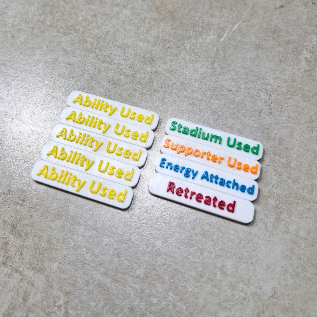 Pokemon TCG Tokens Ability Used / Stadium Used / Supporter Used ...