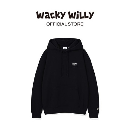 WACKY WILLY เสื้อฮู้ดดี้แขนยาวรุ่น Willy Sign Logo Hoodie Black ...