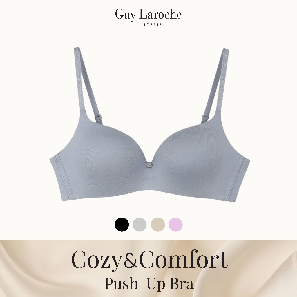 Guy Laroche Lingerie กีลาโรช เสื้อใน บราไร้โครง เต้าเรียบ เสริมฟองน้ำ ...
