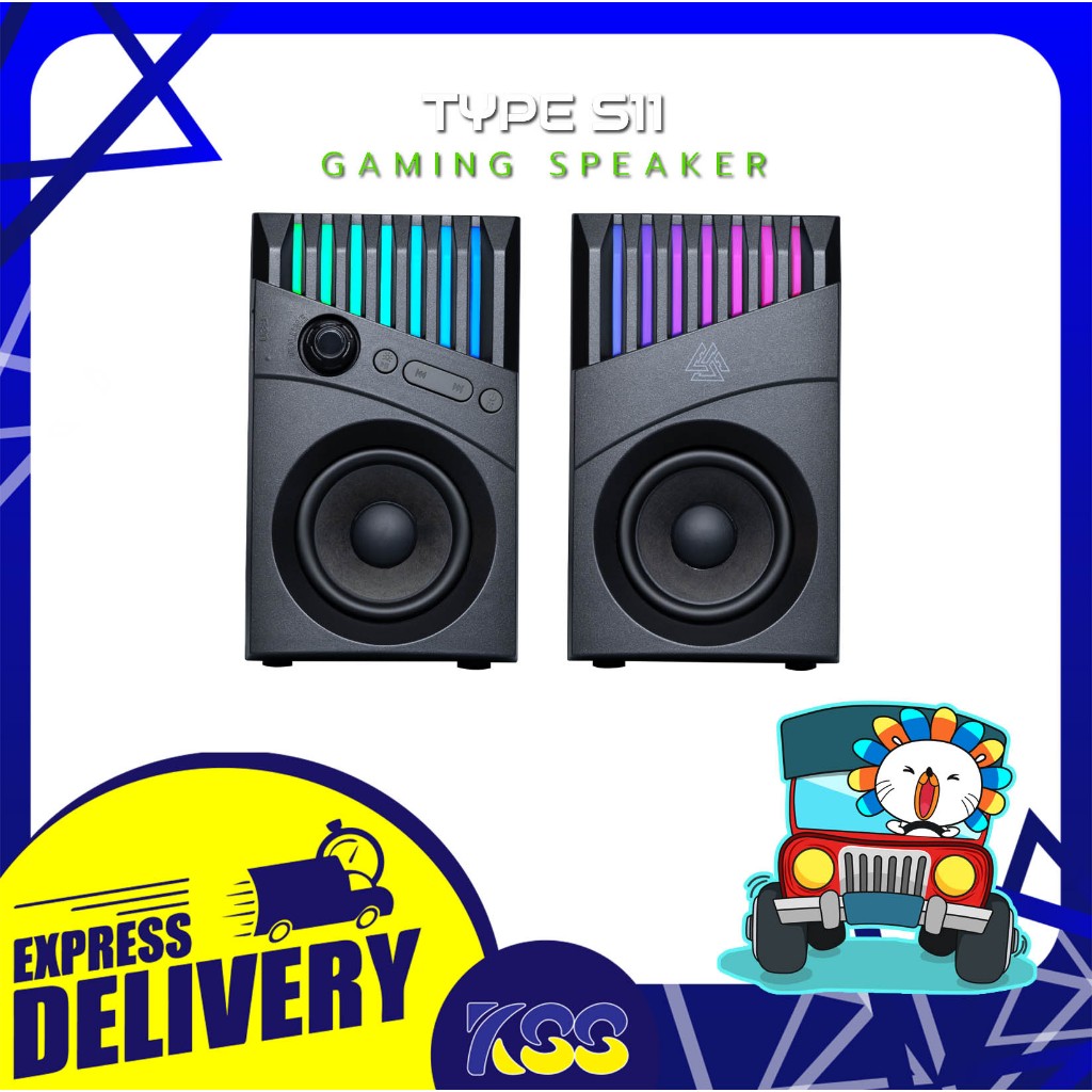 EGA TYPE-S11 6 Mode RGB light Effect Speaker Gaming AUX/Bluetooth/USB ...